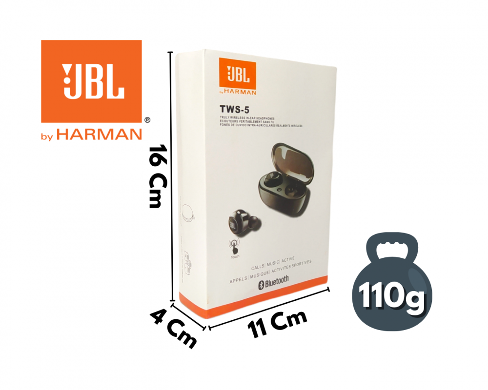 Dropee Distribuidora - TWS-5 JBL bluetooth (somente na cor preta) - Meu ...